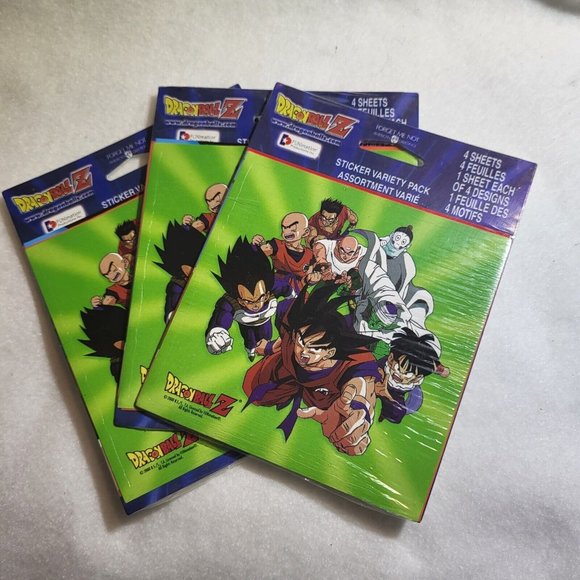Dragonball Z | Toys | Vintage Lot Of 3 Dragon Ball Z Sticker 4 ...